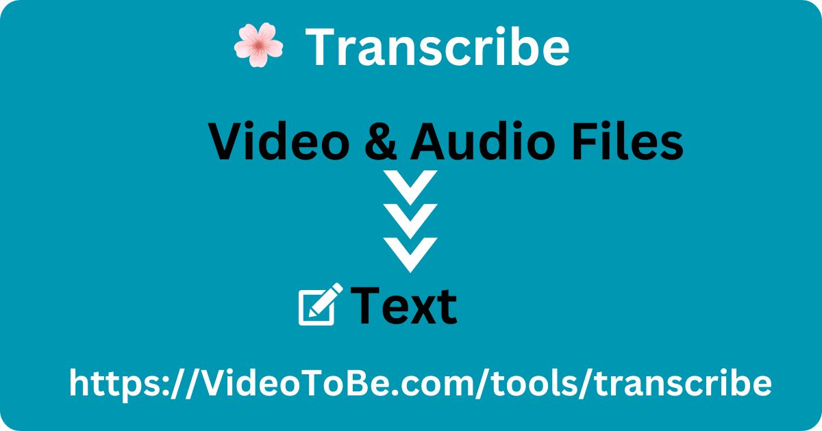 Audio or Video Transcription | No Login Required | Free Transcripts Daily